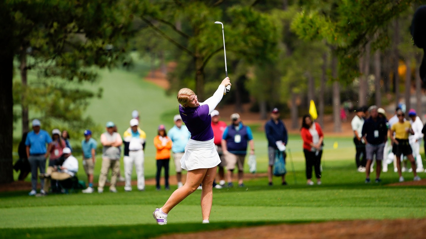 Ingrid Lindblad of Sweden on No. 17 during the final round of the ...