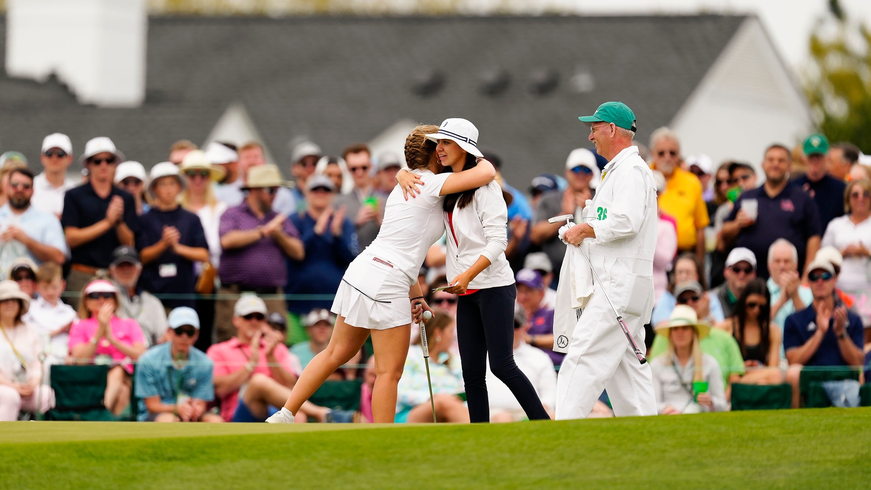 Anna Davis of the United States on No. 18 during the final round of the ...