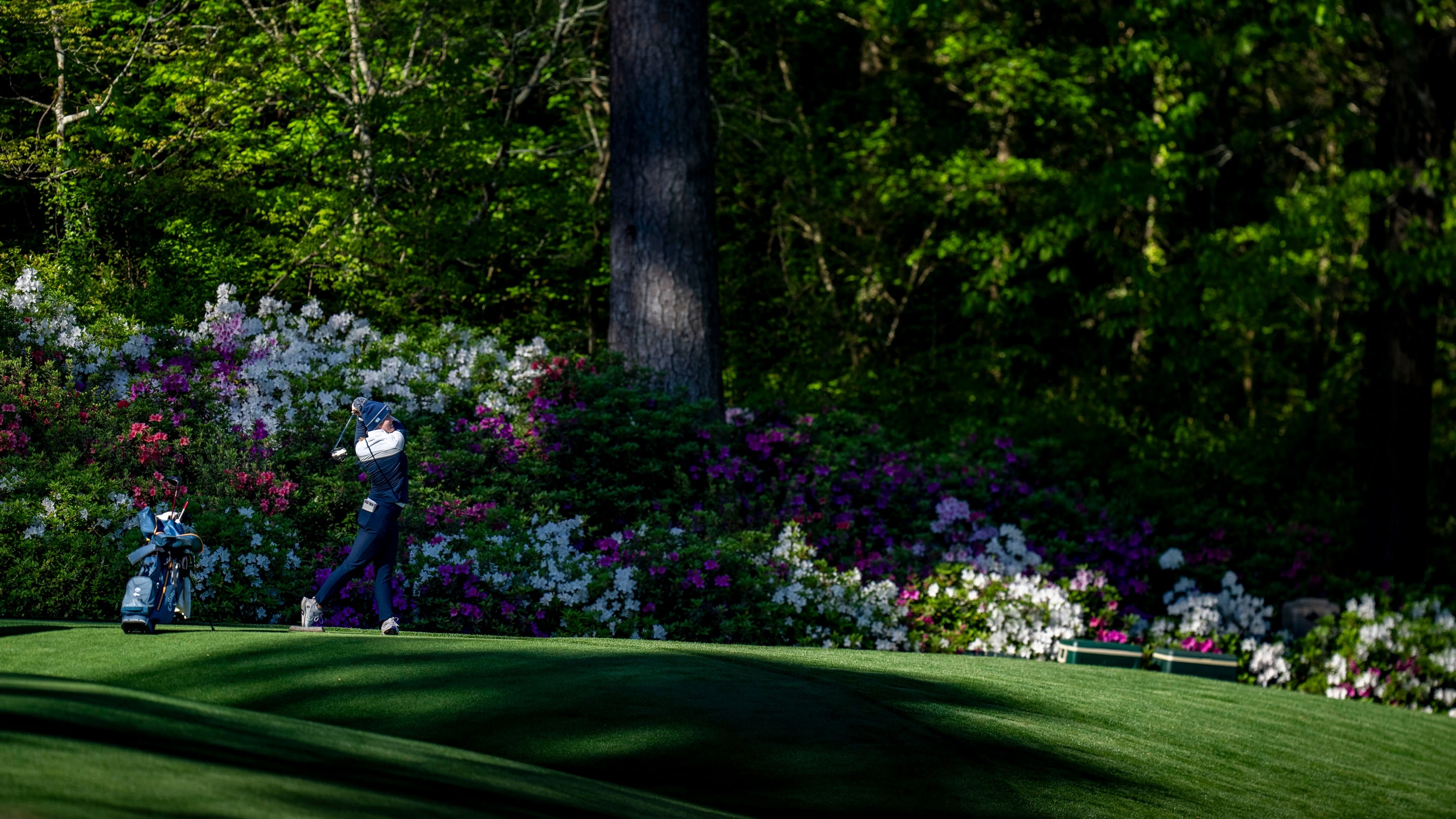 Practice Day at Augusta National