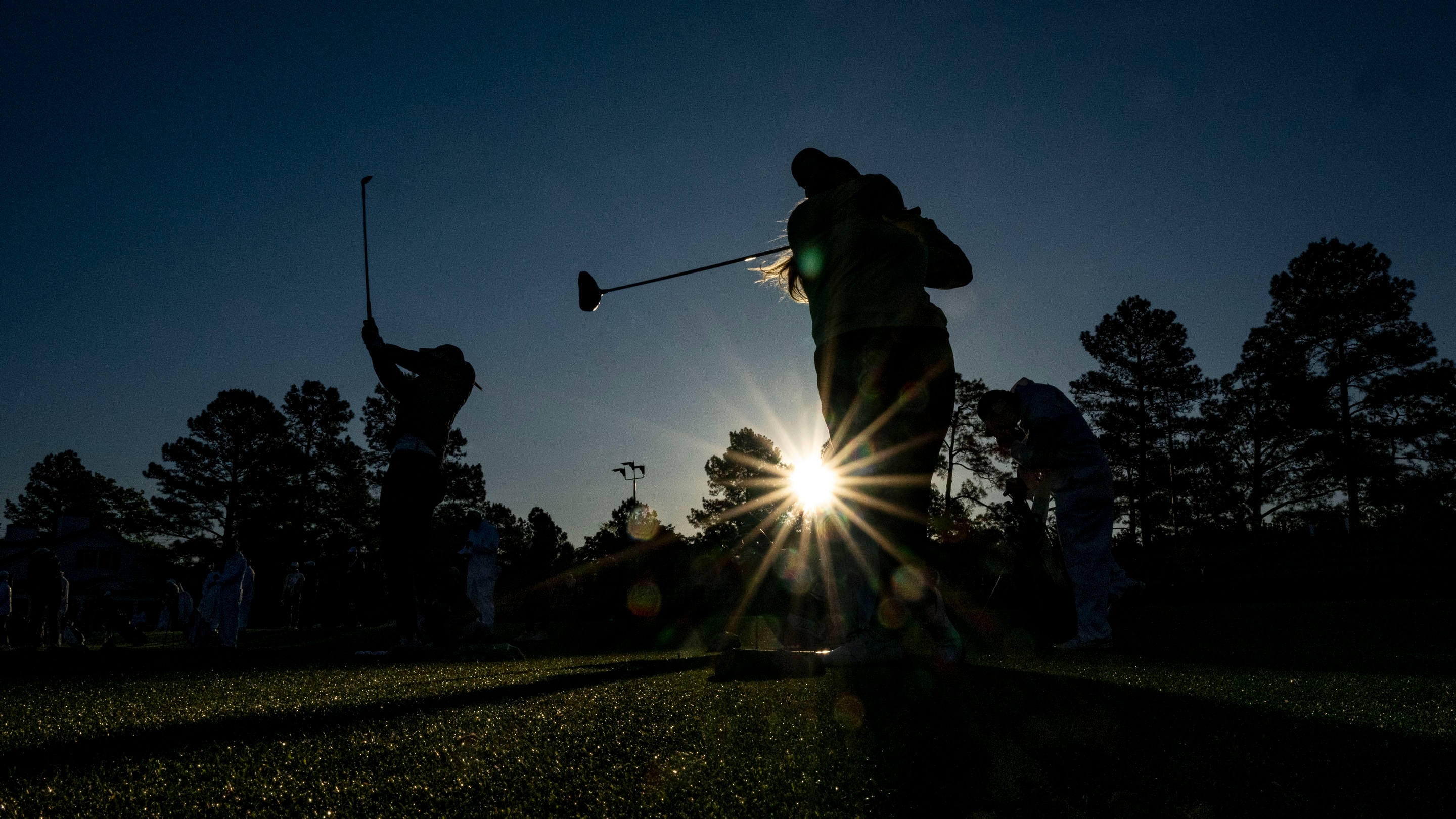 Hailee Cooper of the United States warms up at the Tournament Practice ...